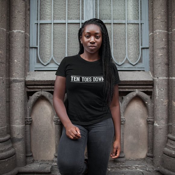 Ten Toes Down | Shirts | Mens Ten Toes Down Tshirt Black | Poshmark